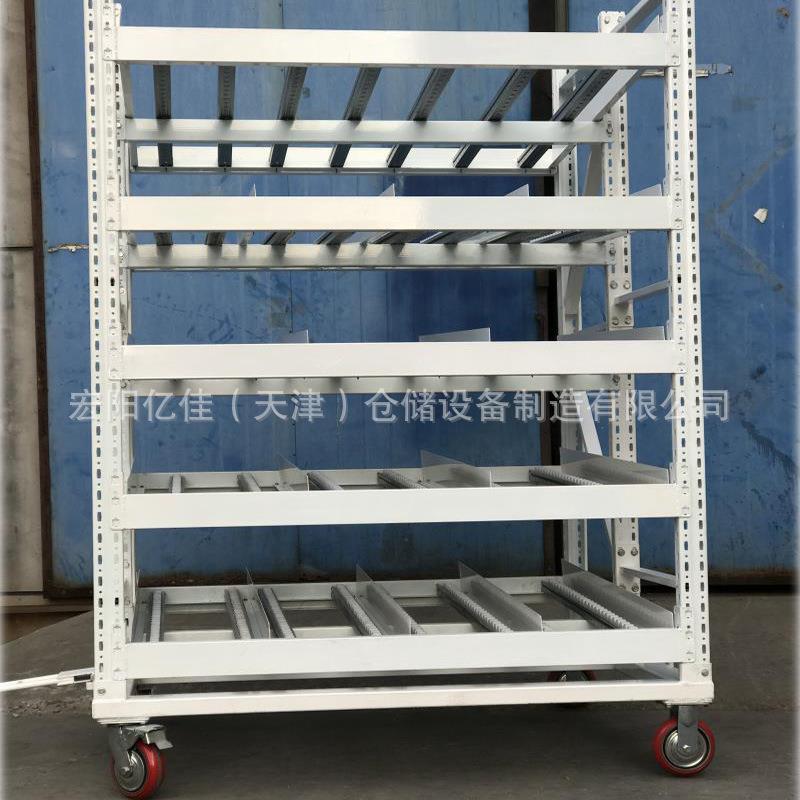 天津铝合金型材流利条货架线棒滑轨货架防静电工作台先进先出货架
