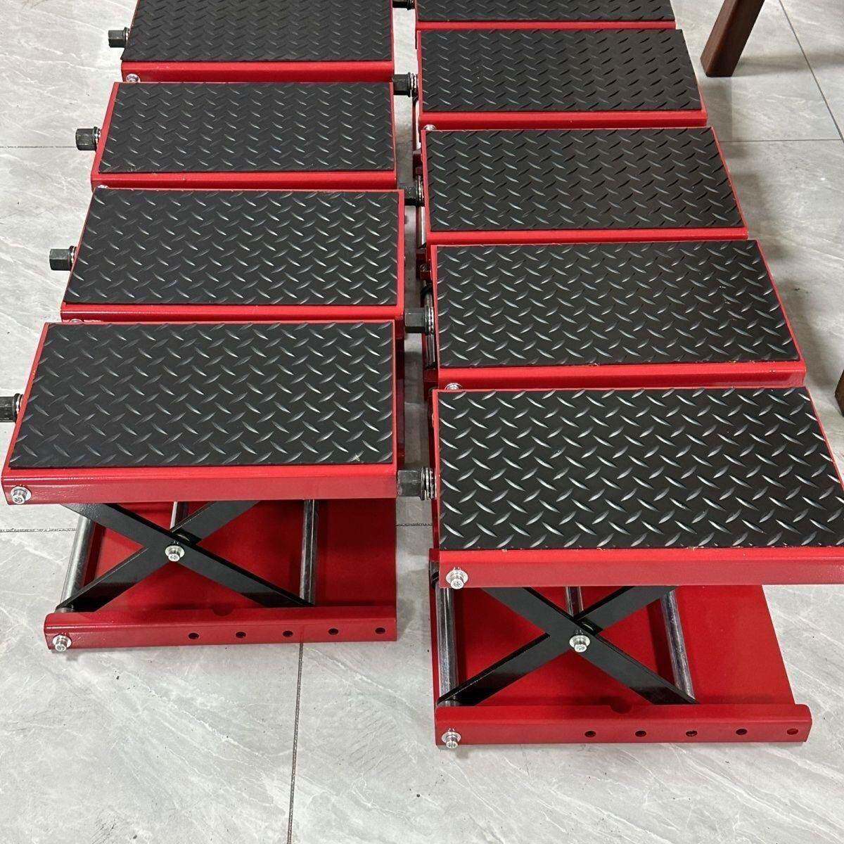 摩托车升降台千斤顶电动车维修升降架平台工具驻车架支架维修台