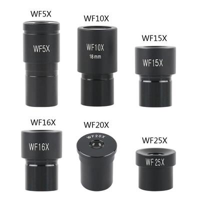 显微镜广角目镜WF5X WF10X WF16X WF20X WF25X WF30X 接口23.2mm