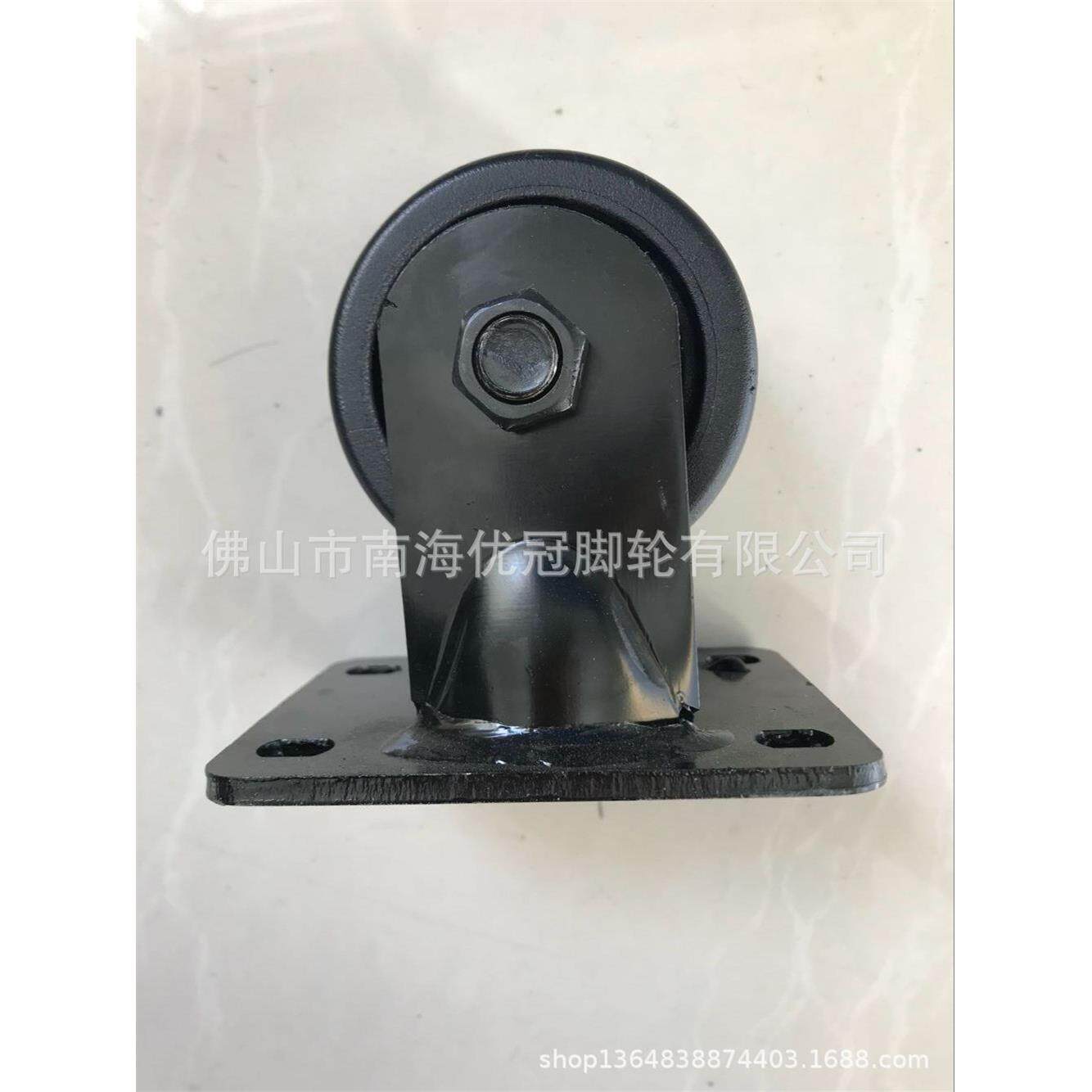脚轮 3寸重型低重心聚氨脂定向轮牛仔固定轮优冠载重500公斤PU轮