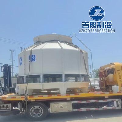 供应工业设备降温冷却塔玻璃钢圆形冷却水塔高温静音循环散热塔