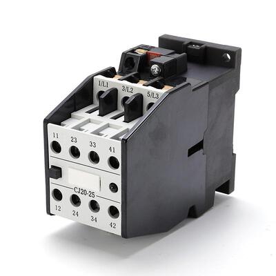 交流接触器CJ20-10A 16A 25A 黑色继电器40A 220V 380V
