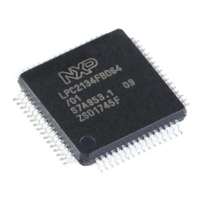 贴片 LPC2134FBD64/01,15 LQFP64 60MHz 32位微控制器IC芯片
