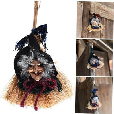 Halloween Ghost Festival Witch Figurine Hanging Doll DIY Dec