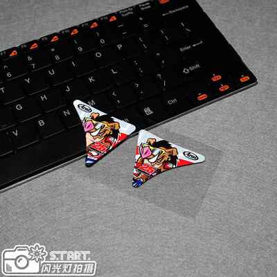 摩托GP车手贴花MotoGP25MaverickAral镜片侧贴反光贴贴纸同人AI