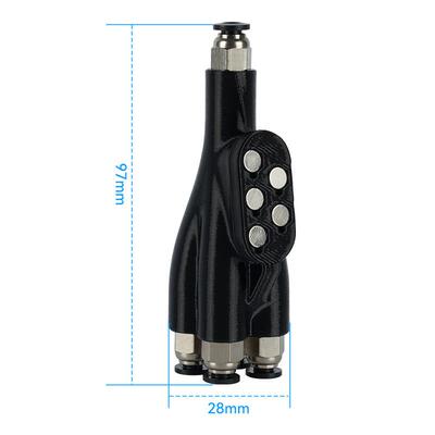 3D打印机配件竹子X1C P1P/S四合一进料口AMS送料管接头铁氟龙管