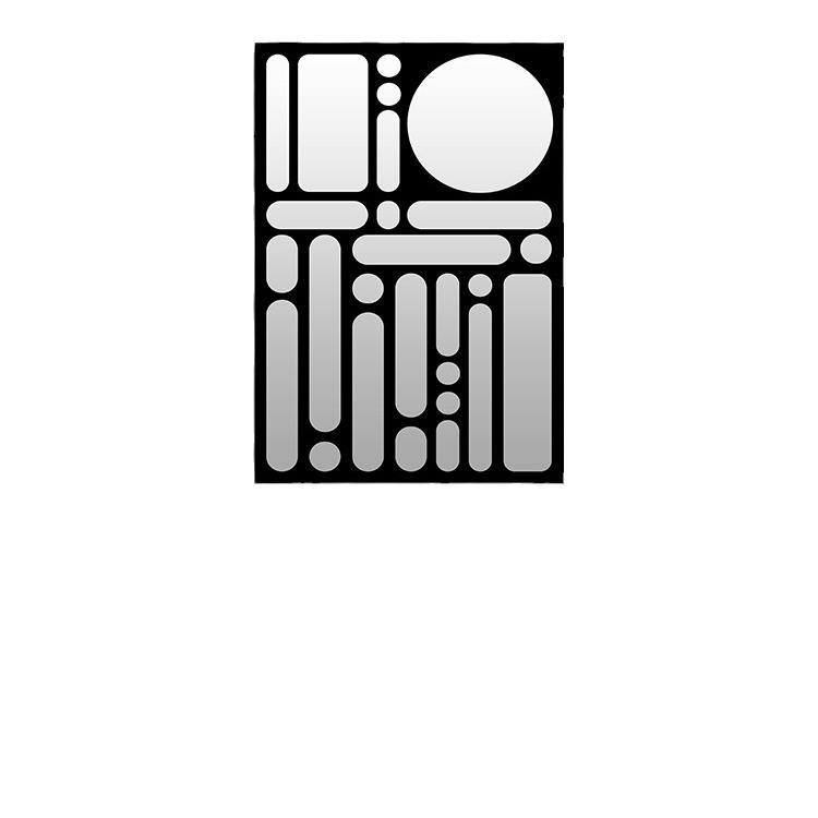 几何镜面装饰画ins风黑白镜子画客厅卧室挂画高级感落地画