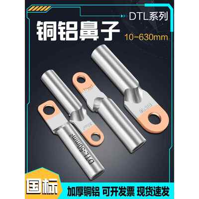 Dtl铜铝鼻端子座国家标准10/16/35/50-630方形过渡电缆端子