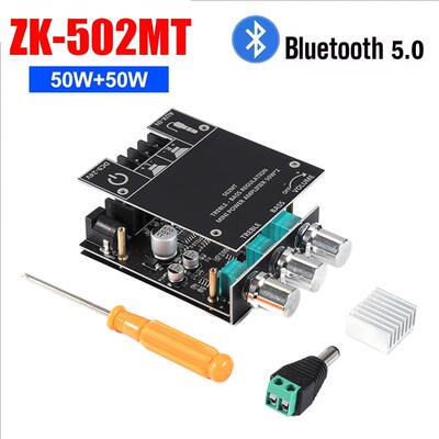 Zk-502Mt 2.0立体声蓝牙音频数字高保真功率放大器板模块50W*2高