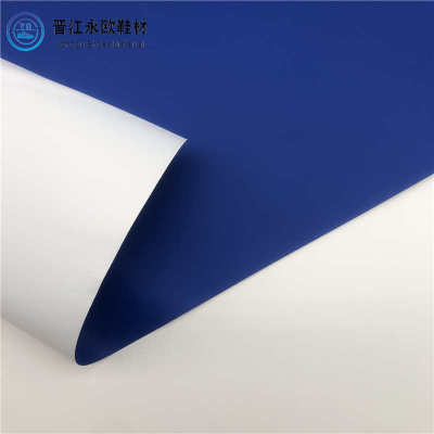 TPU 0.45mm厚UM-T光面纹理无缝热切皮革鞋材材料TPU leather