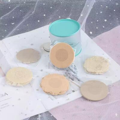 Ultra-thin, breathable, non-woven fabric nipple covers that