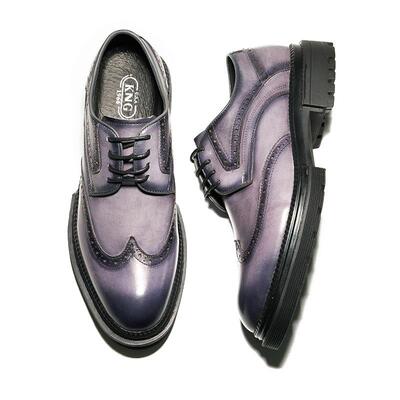 高档皮鞋男真皮厚底皮增高休闲韩百搭漆圆头英伦商务男鞋婚新版郎