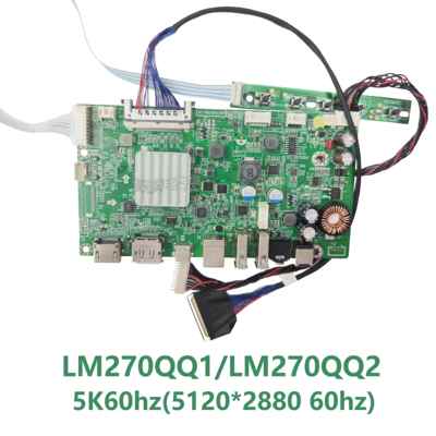 全新5K驱动板JRY-W9CUHD-AA1 typec LM270QQ1/LM270QQ2 5120*2880