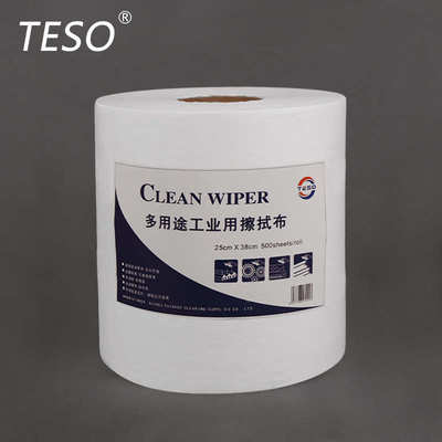 定制TESO白色工业擦拭布62501吸油吸水汽车精密零件多用途大卷纸