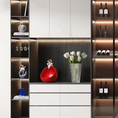 轻奢高档进门户玄关柜摆视件客厅家居品电柜酒KDB柜装饰办公室入