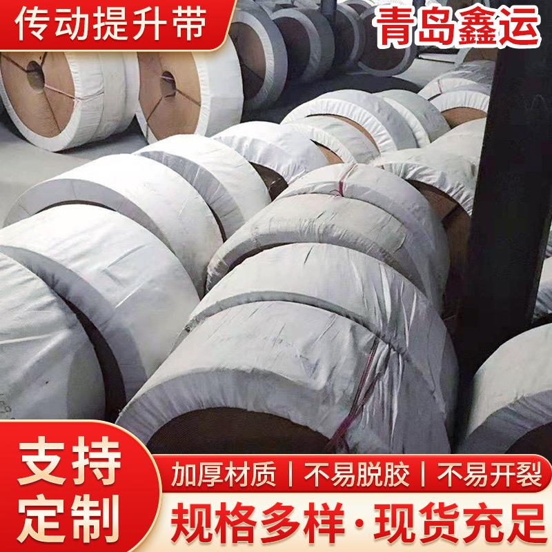 耐高温平胶传动皮带耐磨传传动提升带工业提升机橡胶输送带