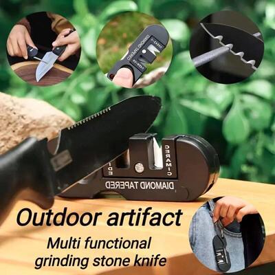 1pc Knife Sharpening Tools, Portable For Outdoor Use, Multif
