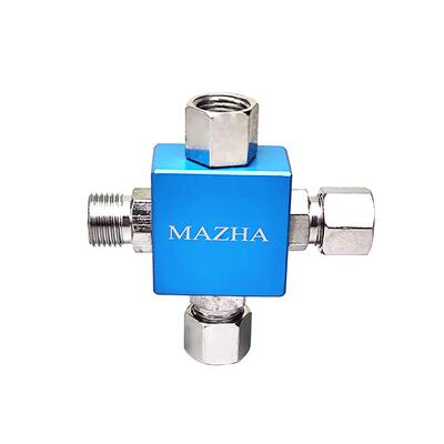 浩盛AF186-AS196气泵转接多支喷笔气动8mm接头气压分流器十字三通