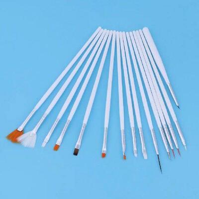15pcs Professional Model Coloring Pen Model Tools 12.5-20cm