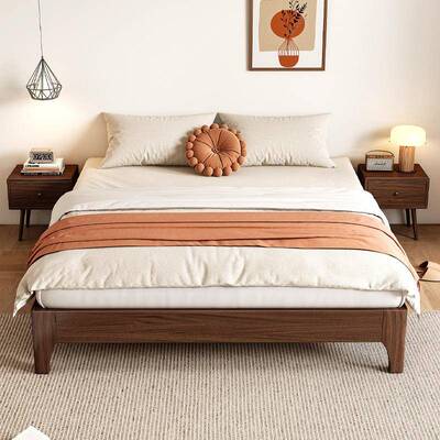 全木无床头床18.2/35/实5/米无靠背榻米榻床见详情架子排骨架双人