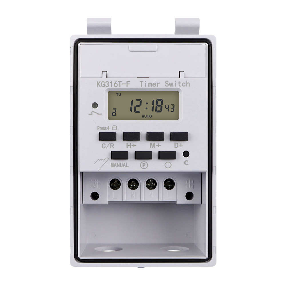 控制器定时器kg316t控开关220v智能开关时间f-时定时自动开关定时