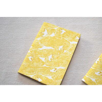 云中鸟书衣布艺余白书衣A5/A6手帐封皮布艺书衣书套内芯保护套可