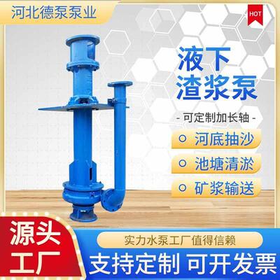 ZJL立式渣浆泵无堵塞液下渣浆泵市政排污泵耐腐泥浆泵