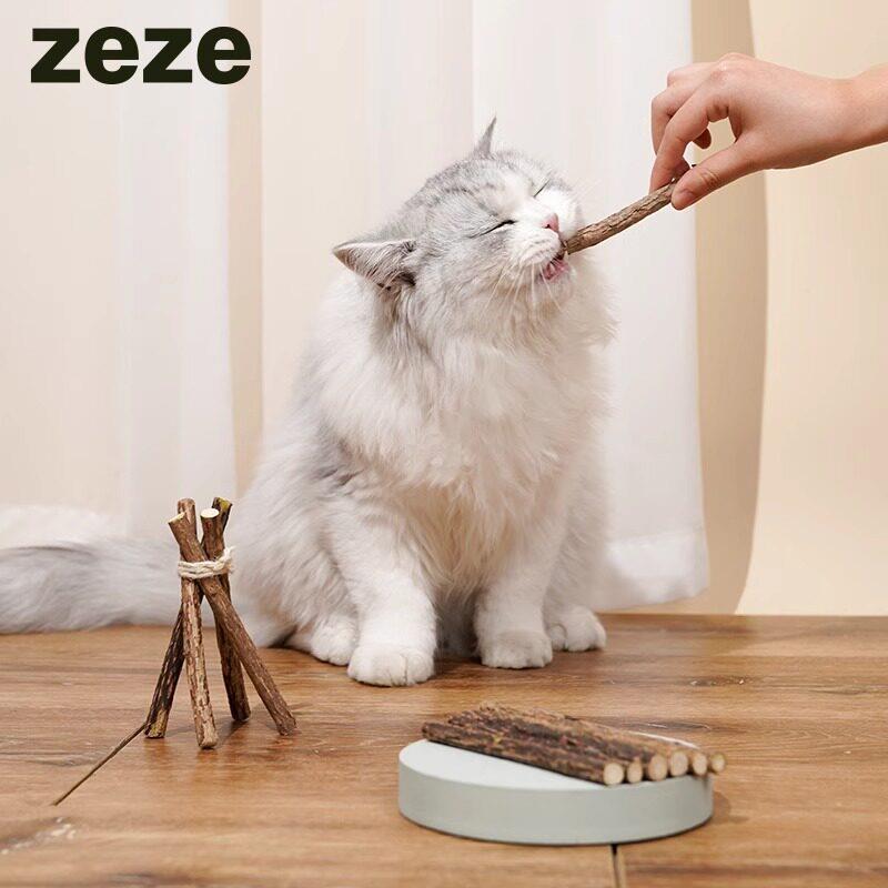 猫薄荷猫咪磨牙棒洁齿幼猫啃咬逗猫棒木天蓼奶猫小鱼干 干用品猫
