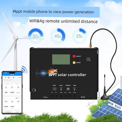 Mppt太阳能光伏控制器App远程还原指令实时监控数据