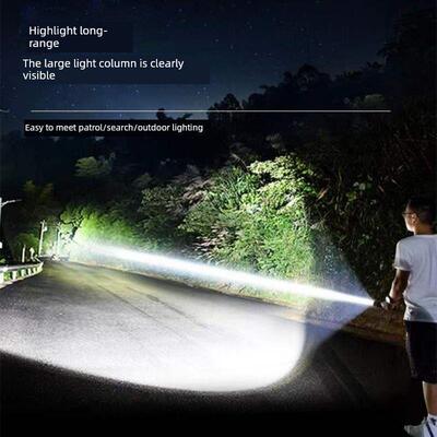5000LM Zoomable XM-L T6 LED Flashlight Torch Light手电筒