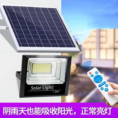 太阳能灯户外投庭院灯超室亮大功率家阳用壁灯内外防水太能JY8820