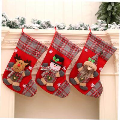 christmas decoration tree Large Christmas stocking gift bag