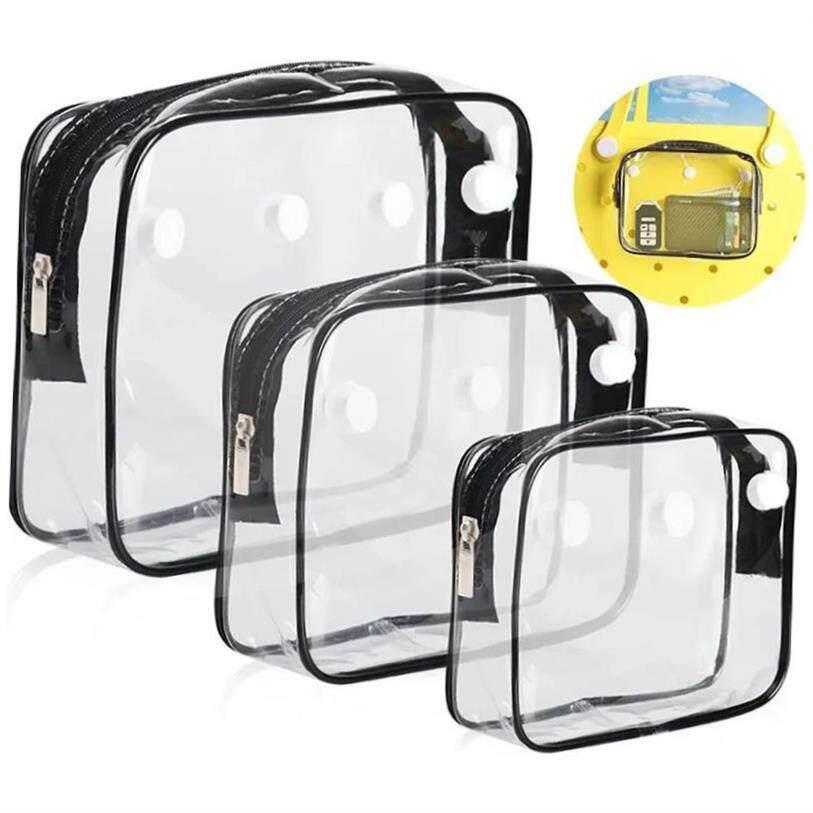 PVC Clear Bogg Beach Tote Bag Accessories Bath Wash Case Tra