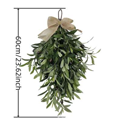 春夏季橄榄滴环居仿真花环假花装花泪饰节日装饰藤条5451家装饰品