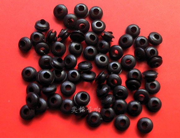 橡胶圈 密封圈 护线环 过线圈 双面护线圈 3.0mm 1元30个