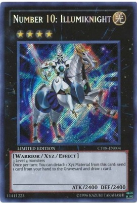 游戏王 美版 正版 - No.10 白辉士 启明者 Number/银碎/CT08/限定