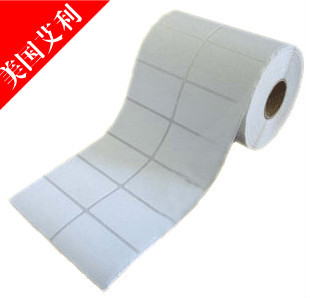 艾利空白不干胶铜版纸40*17*10000 双排 不干胶条码纸 艾利铜版纸