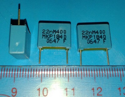 全新薄膜电容VISHAY MKP1840 0.022uf 400v(22nf 22000pf 223)10p