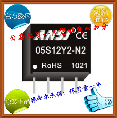 09S12Y2-N2 ANSJ 非稳压 DC-DC 9转12V 安时捷 升压电源模块