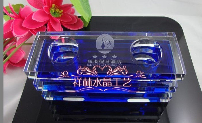 7色 水晶话筒架/水晶麦克风架/KTV酒吧用品★ 刻字 印LOGO