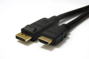 包邮3米dp转hdmi线 镀金头 雷电接口转接电视 高清音视频