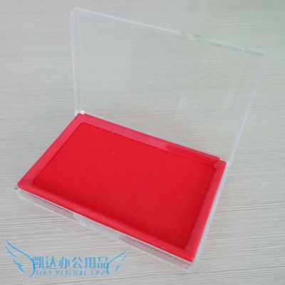 快速干印台红色 大号印泥 外径136*87 ABS外壳超结实 热卖中