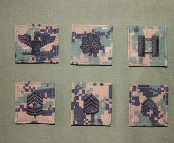 mccuu丛林魔术贴刺绣胸条臂章