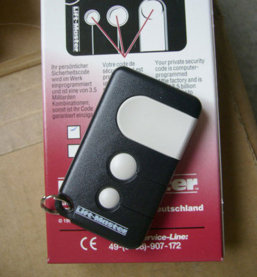 美国力马Liftmaster遥控器进口车库门庭院门发射器平开门机控制器