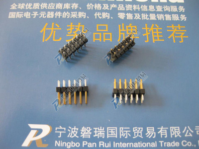 Sullins 连接器 矩形接头 2.54mm 12路 公形引脚排针 PBC06DAAN