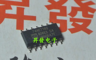 〖昇發电子〗全新六路施密特触发反向器 74HCT14 SN74HCT14D 贴片