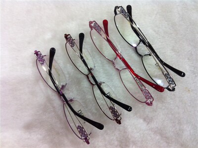 半框金属近视眼镜