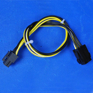 显卡6P延长线  真18AWG线材  黑色胶壳 30CM   可定制