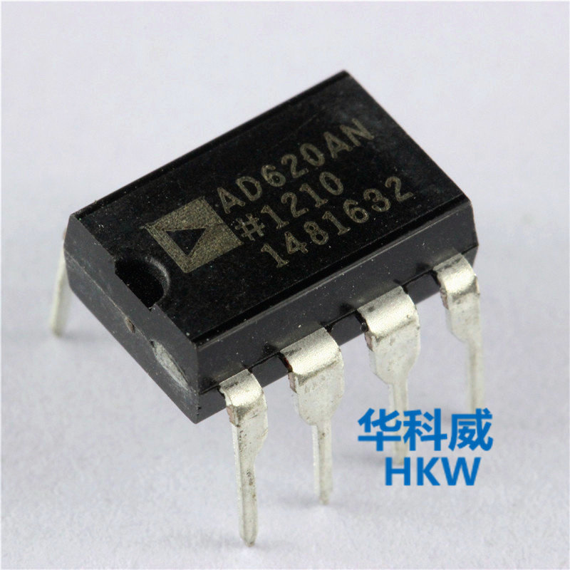 仪表放大器 AD620AN高精度低失调电压/漂移直插_虎窝淘
