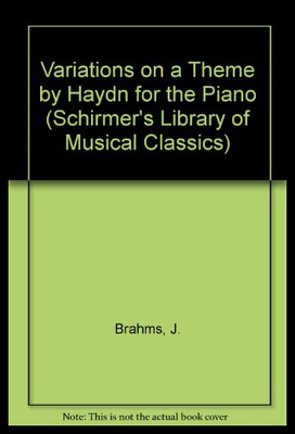 【预售】Variations on a Theme by Haydn for the Piano